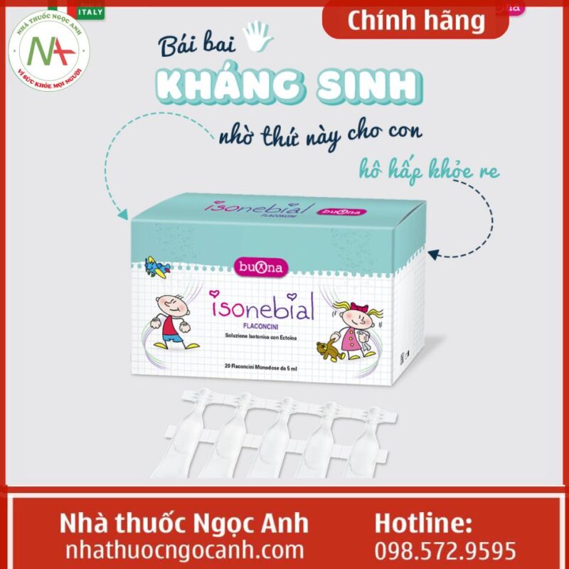 Thuốc Buona Isonebial Flaconcini là thuốc gì, mua ở đâu, giá bao nhiêu?