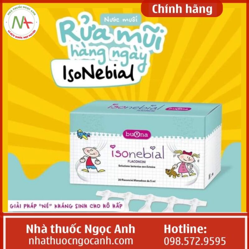 Thuốc Buona Isonebial Flaconcini là thuốc gì, mua ở đâu, giá bao nhiêu?