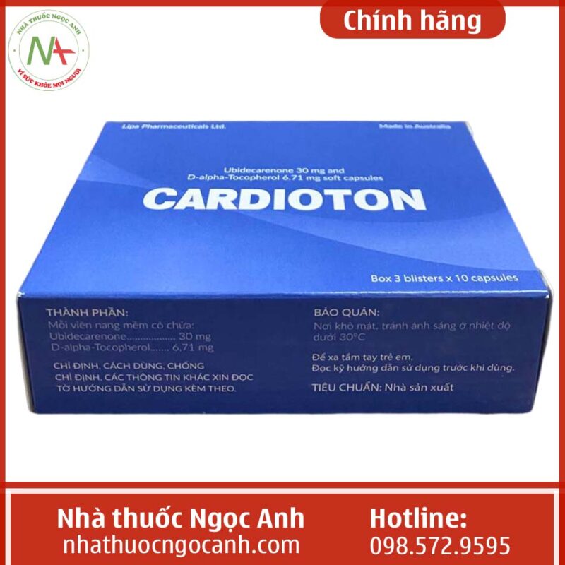 Thuốc Cardioton 30mg Lipa Pharmaceuticals là thuốc gì, giá bao nhiêu ...
