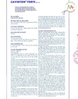 Thuốc Cavinton Forte 10mg là thuốc gì, giá bao nhiêu, mua ở đâu?