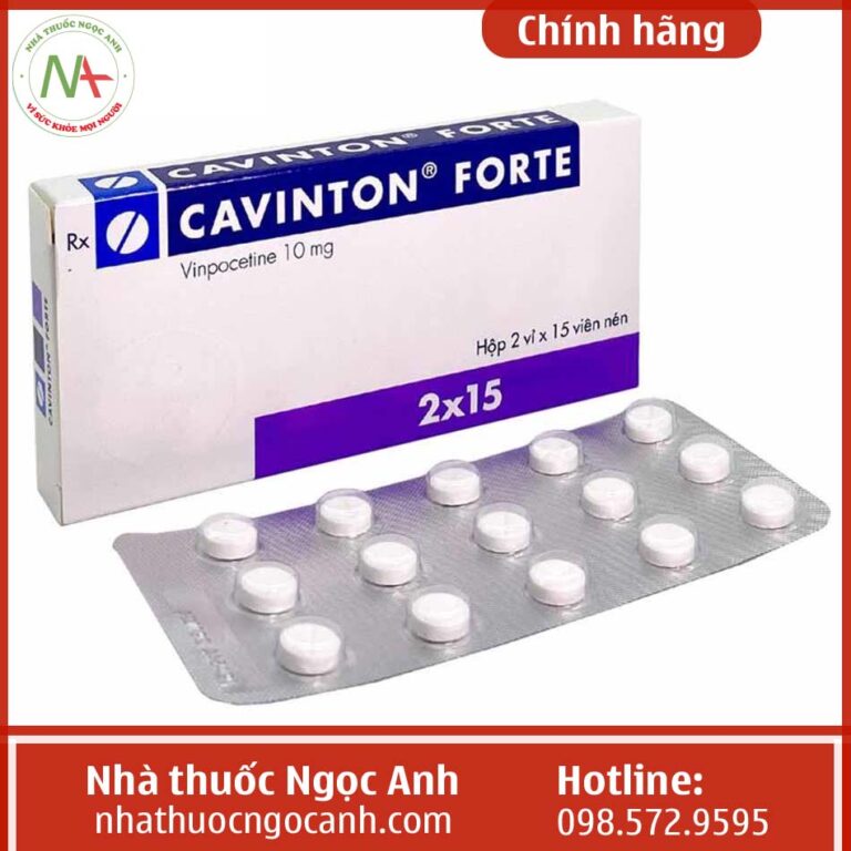 Thuốc Cavinton Forte 10mg là thuốc gì, giá bao nhiêu, mua ở đâu?