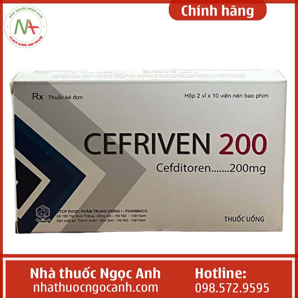 Thuốc Cefriven 200 mg là thuốc gì, giá bao nhiêu, mua ở đâu?
