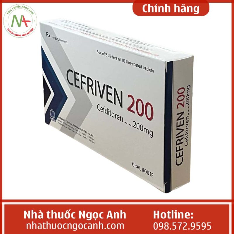 Thuốc Cefriven 200 mg là thuốc gì, giá bao nhiêu, mua ở đâu?