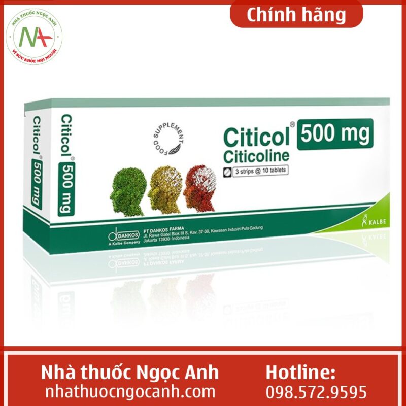 Thuốc Citicol 500mg là thuốc gì, có tốt không, giá bao nhiêu, mua ở đâu