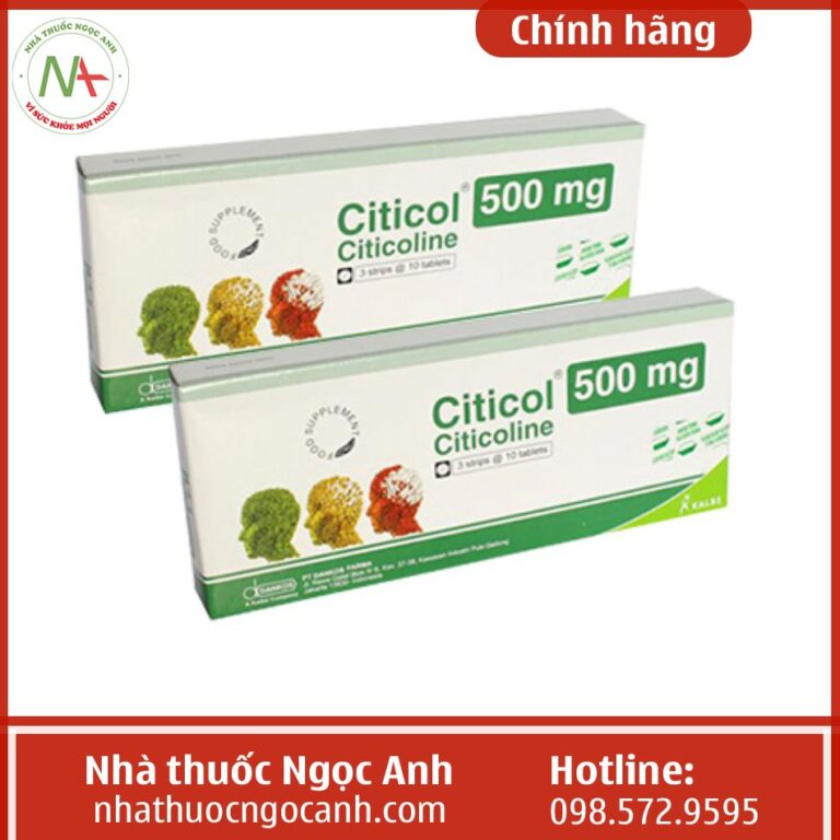 Thuốc Citicol 500mg là thuốc gì, có tốt không, giá bao nhiêu, mua ở đâu