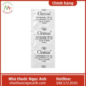 Thuốc Clomaz 100mg là thuốc gì, cách đặt, mua ở đâu, giá bao nhiêu