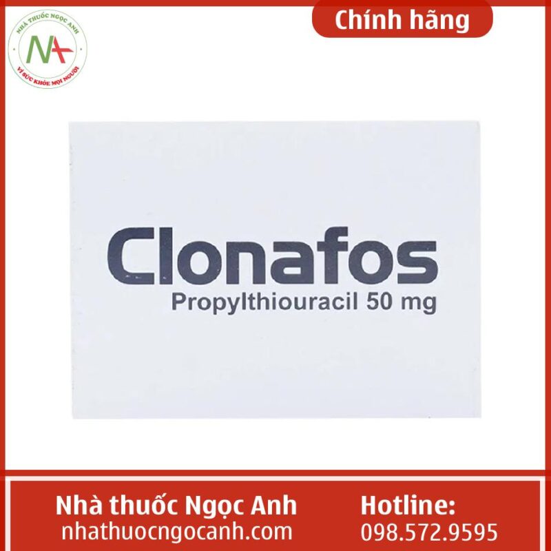 Thuốc Clonafos 50mg có tác dụng gì, mua ở đâu, giá bao nhiêu?