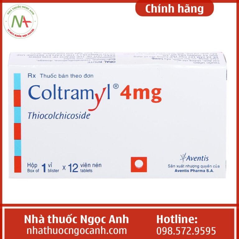 Thuốc Coltramyl 4mg Roussel là thuốc gì, giá bao nhiêu, mua ở đâu?