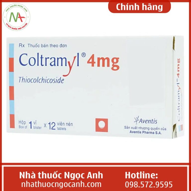 Thuốc Coltramyl 4mg Roussel là thuốc gì, giá bao nhiêu, mua ở đâu?