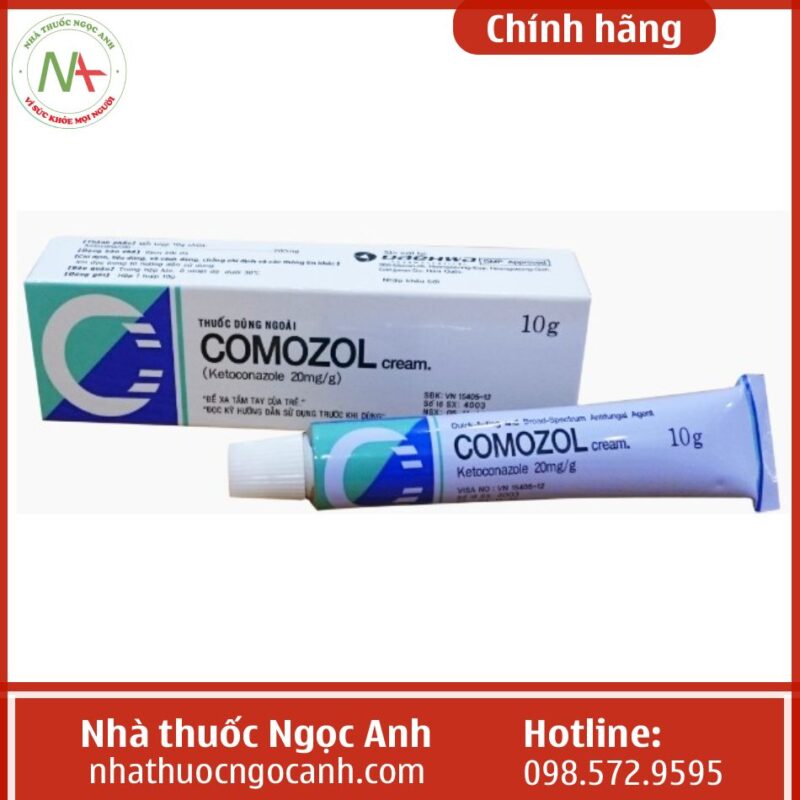 Thuốc Comozol cream 10g là thuốc gì, giá bao nhiêu, mua ở đâu?