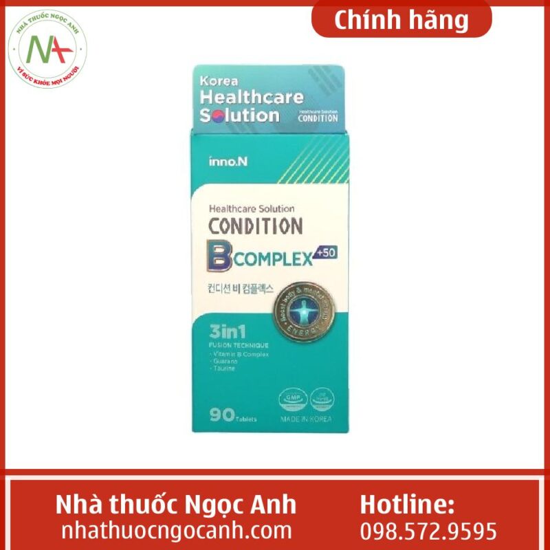 Thuốc Condition B Complex có tác dụng gì, mua ở đâu, giá bao nhiêu?
