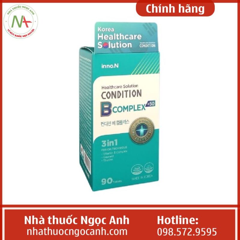 Thuốc Condition B Complex có tác dụng gì, mua ở đâu, giá bao nhiêu?