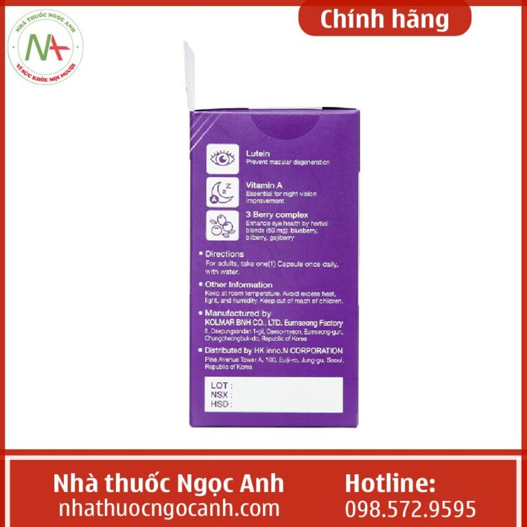 Thuốc Condition Eye Berry có tốt không, mua ở đâu, giá bao nhiêu