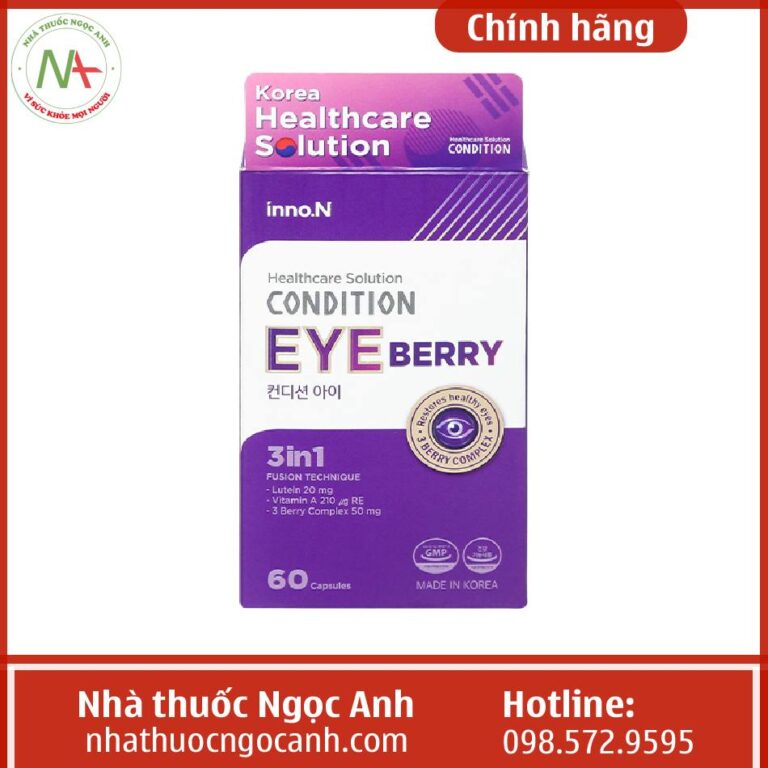 Thuốc Condition Eye Berry có tốt không, mua ở đâu, giá bao nhiêu