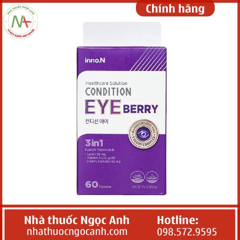Thuốc Condition Eye Berry có tốt không, mua ở đâu, giá bao nhiêu