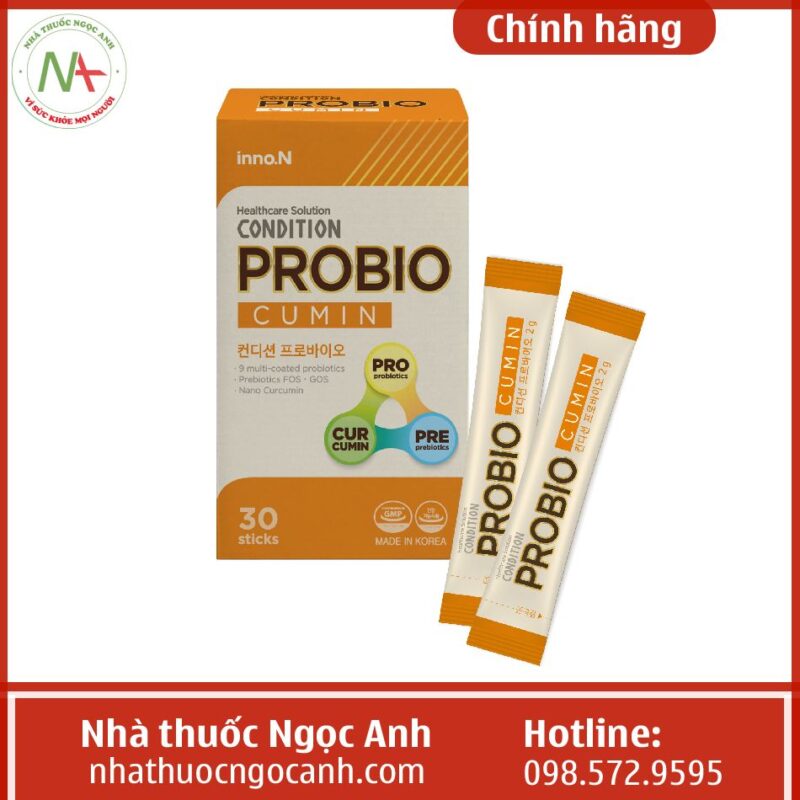Thuốc Condition Probio Cumin cách sử dụng, mua ở đâu, giá bao nhiêu?