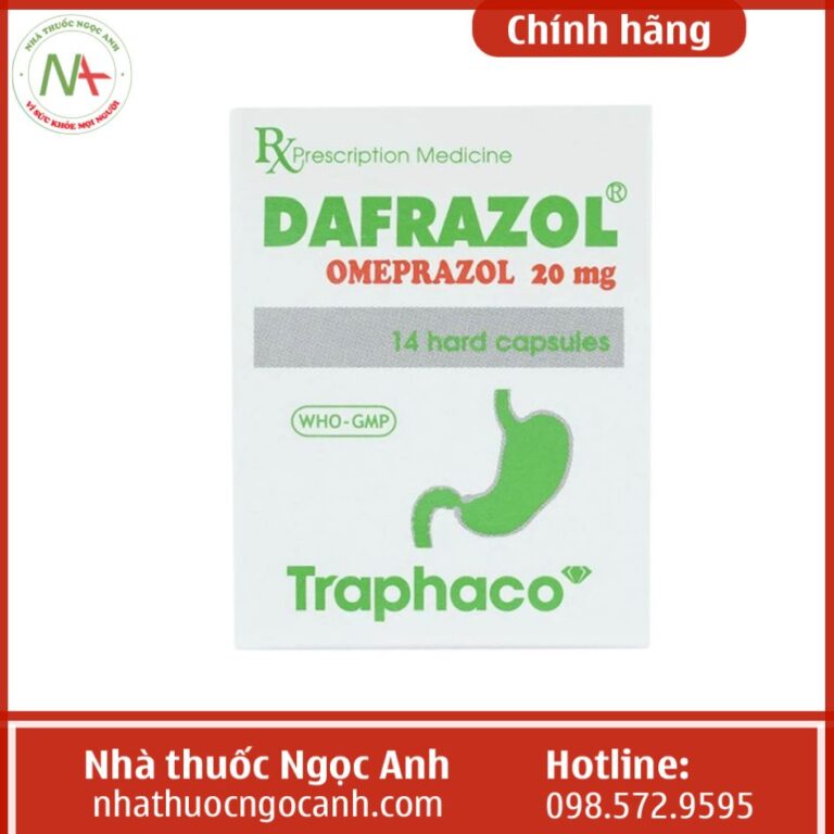 Thuốc Dafrazol 20mg uống trước hay sau ăn, giá bao nhiêu, mua ở đâu
