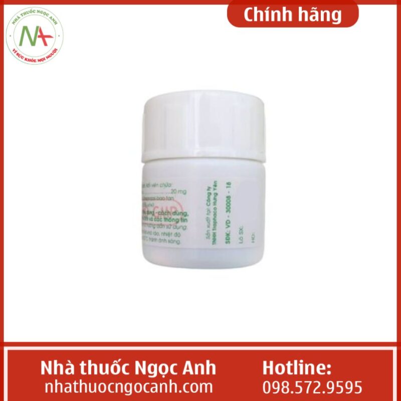 Thuốc Dafrazol 20mg uống trước hay sau ăn, giá bao nhiêu, mua ở đâu