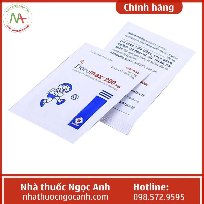 Thuốc Doromax 200mg có phải kháng sinh không, giá bao nhiêu, mua ở đâu?