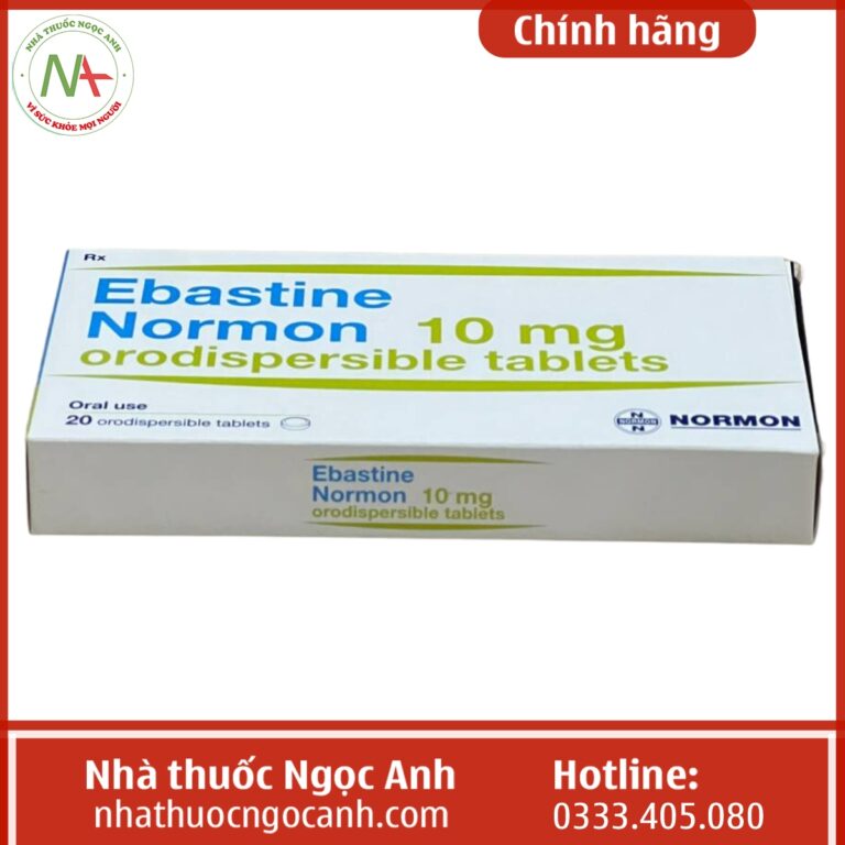 Thuốc Ebastine Normon 10mg là thuốc gì, giá bao nhiêu, mua ở đâu?