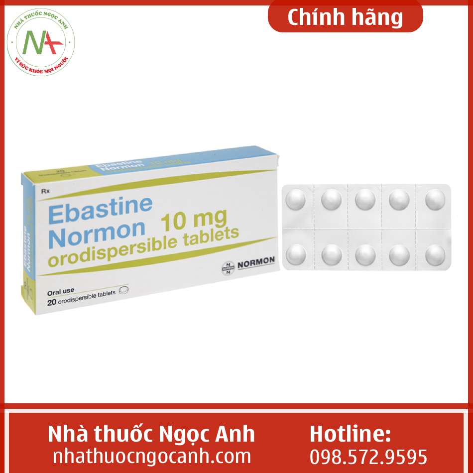 Thuốc Ebastine Normon 10mg giá bao nhiêu, mua ở đâu?