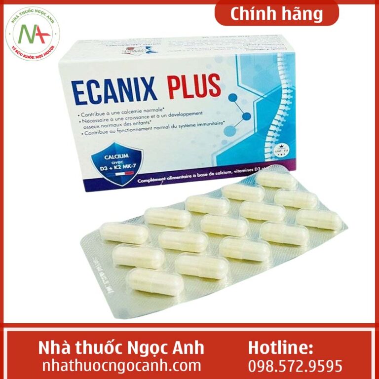 Thuốc Ecanix Plus uống trước hay sau ăn, giá bao nhiêu, mua ở đâu