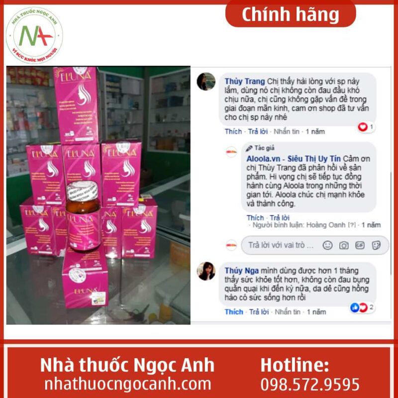 Thuốc Eluna là thuốc gì, có tốt không, giá bao nhiêu, mua ở đâu?