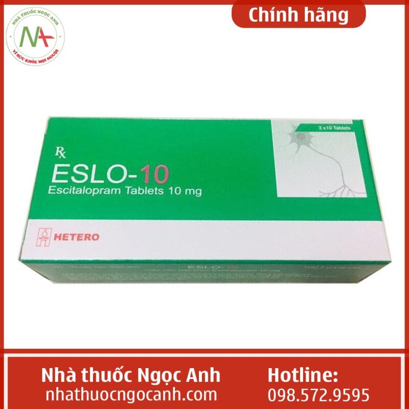 Thuốc Eslo-10 là thuốc gì, có tác dụng gì, giá bao nhiêu, mua ở đâu