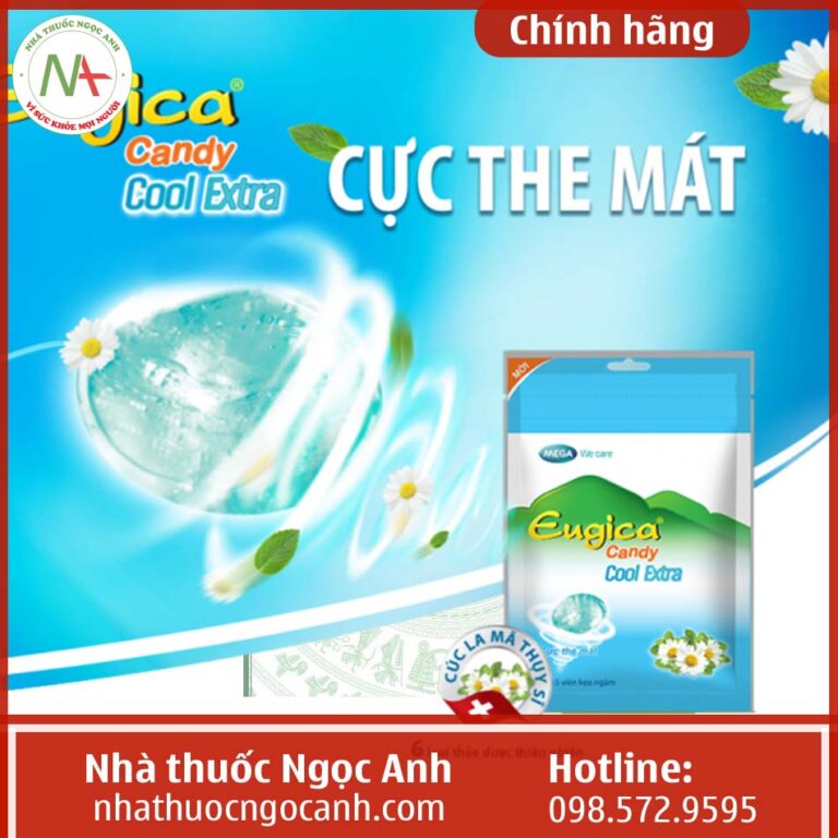Kẹo ngậm Eugica Candy Cool Extra có tốt không, giá bao nhiêu, mua ở đâu?