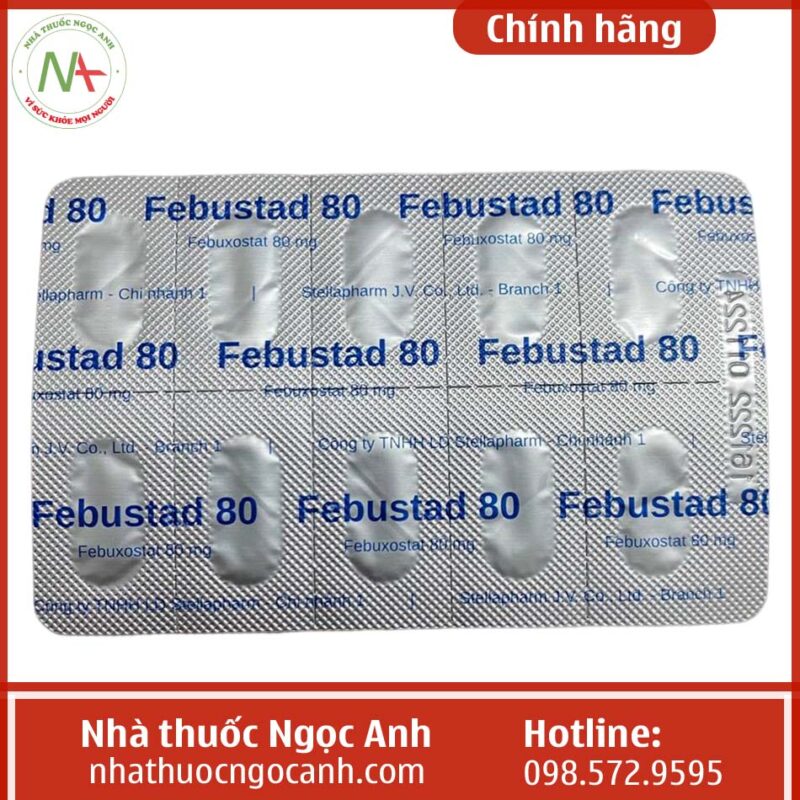 Thuốc Febustad 80 Stella là thuốc gì, giá bao nhiêu, mua ở đâu?