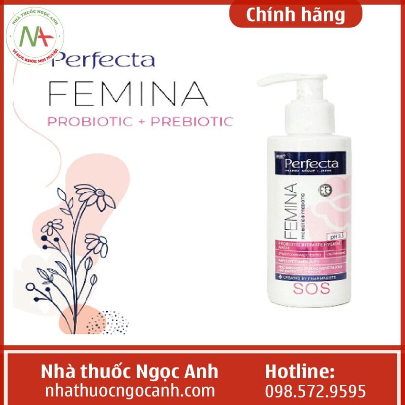 Dung dịch vệ sinh Femina SOS Probiotic mua ở đâu, giá bao nhiêu