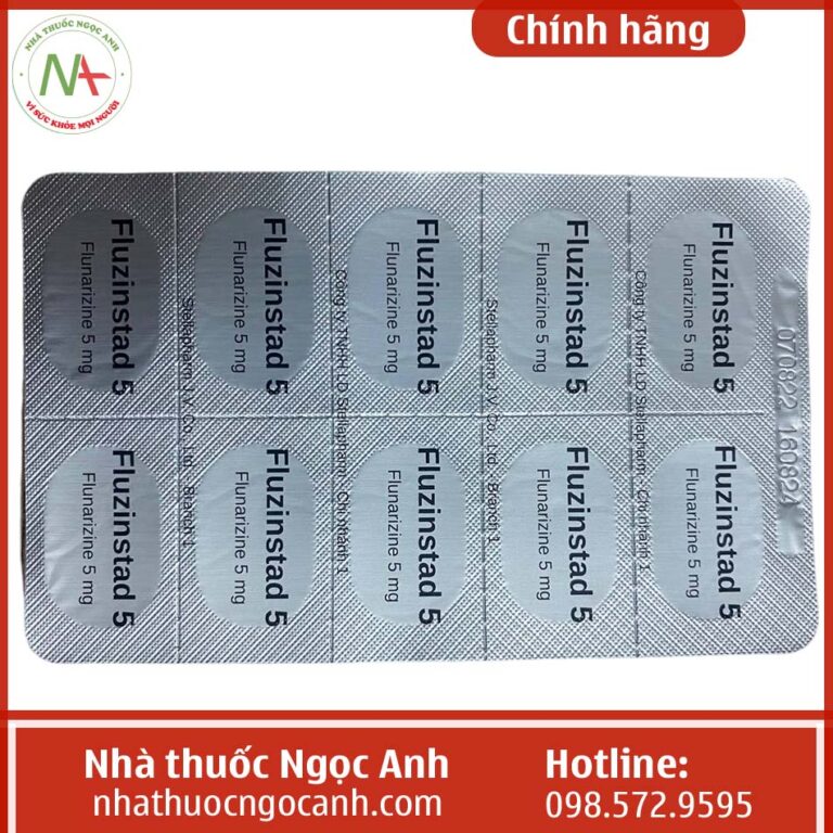 Thuốc Fluzinstad 5 mg là thuốc gì, có tác dụng gì, giá bao nhiêu, mua ở đâu