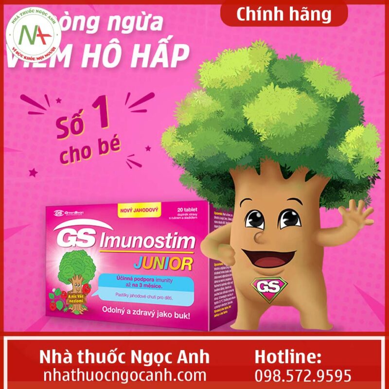 Thuốc GS Imunostim Junior có tốt không, giá bao nhiêu, mua ở đâu?