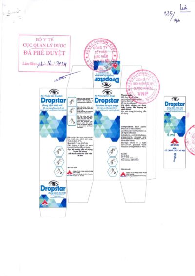 Thuốc Dropstar 10ml là thuốc gì? Giá bao nhiêu? Mua ở đâu