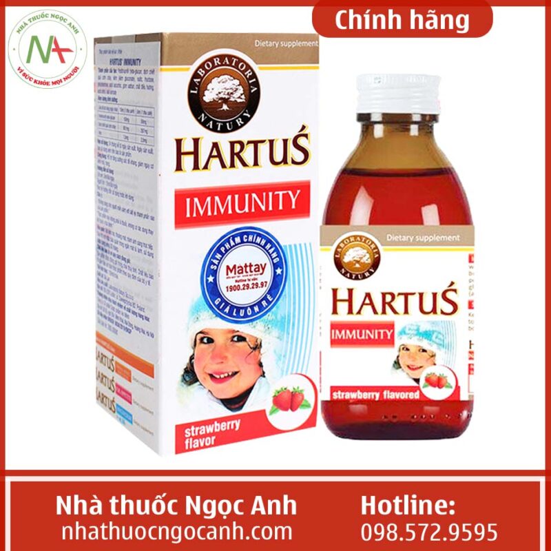 Thuốc Hartus Immunity uống lúc nào, giá bao nhiêu, mua ở đâu?