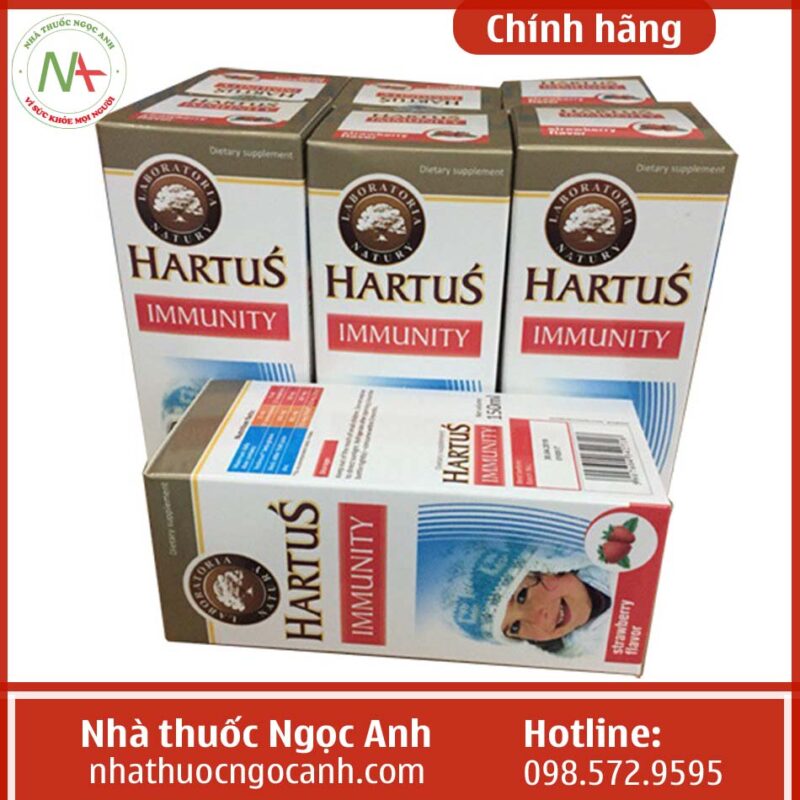 Thuốc Hartus Immunity uống lúc nào, giá bao nhiêu, mua ở đâu?