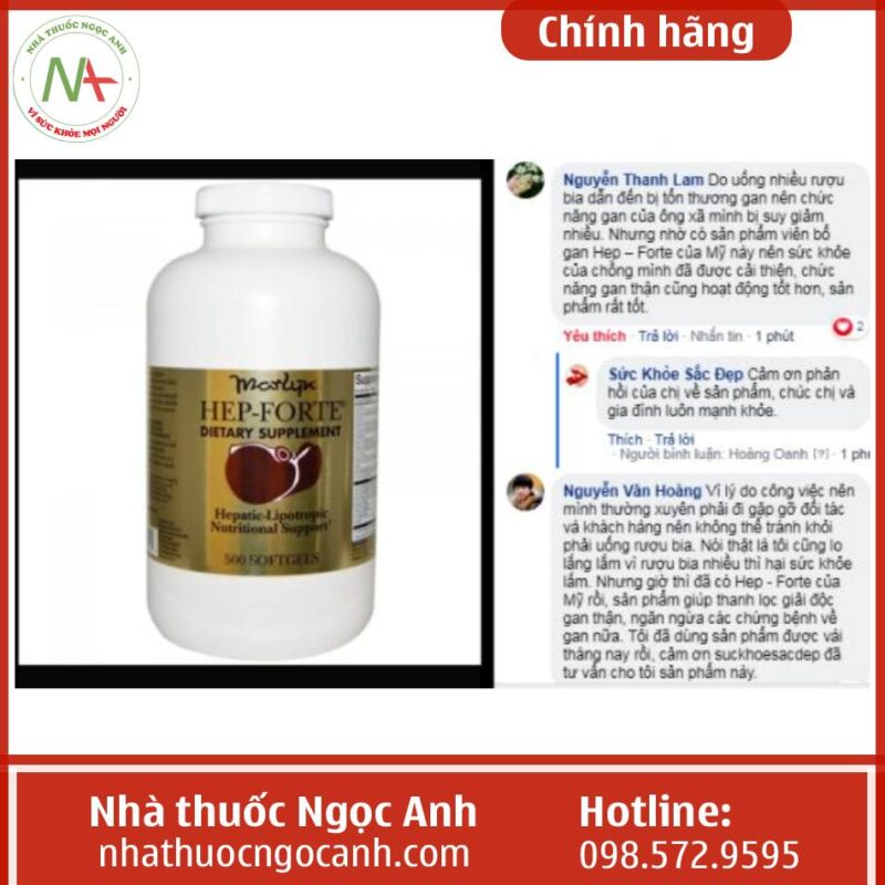 Thuốc Hep-Forte là thuốc gì, có tác dụng gì, giá bao nhiêu, mua ở đâu