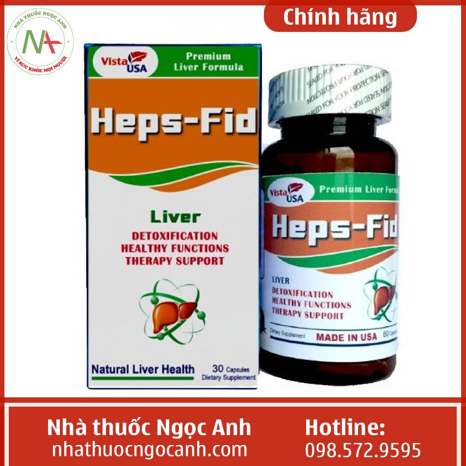 Thuốc Heps-Fid là thuốc gì, tác dụng gì, mua ở đâu, giá bao nhiêu?