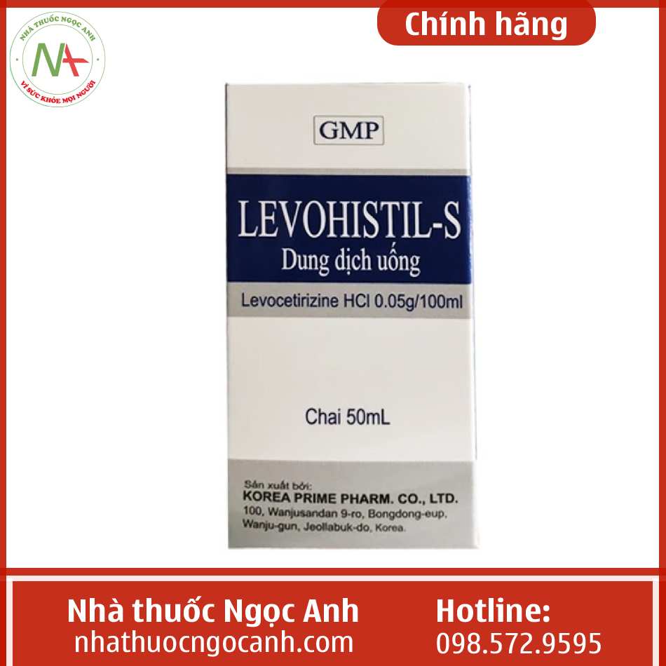 Thuốc Levohistil-S là thuốc gì, có tác dụng gì, giá bao nhiêu, mua ở đâu?