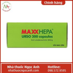 Thuốc Maxxhepa Urso 300 Capsules là thuốc gì, giá bao nhiêu, mua ở đâu?