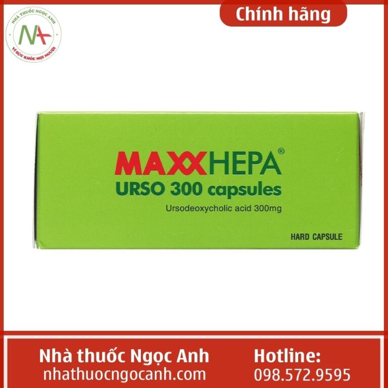 Thuốc Maxxhepa Urso 300 Capsules là thuốc gì, giá bao nhiêu, mua ở đâu?