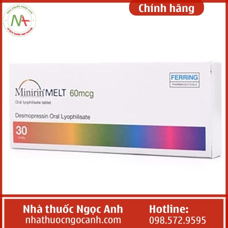 Thuốc Minirin Melt 60mcg là thuốc gì, giá bao nhiêu, mua ở đâu?