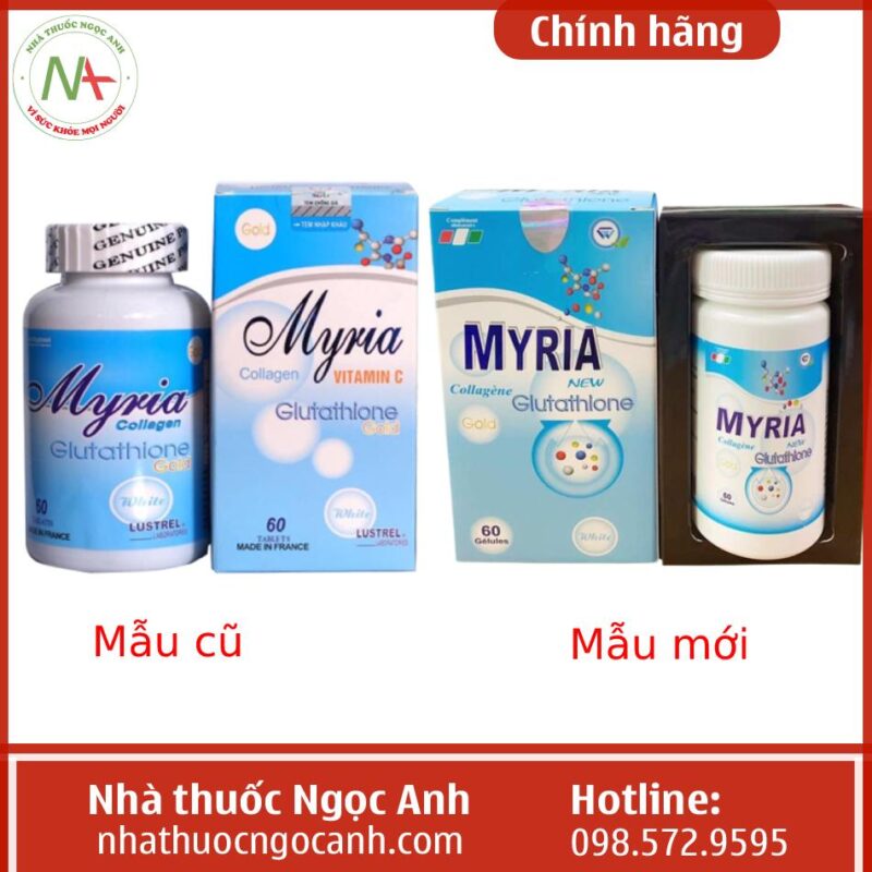 Thuốc Myria new Glutathione Hộp 60 viên giá bao nhiêu, mua ở đâu