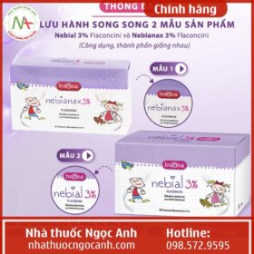 Thuốc Nebial 3% Flaconcini có tác dụng gì, giá bao nhiêu, mua ở đâu
