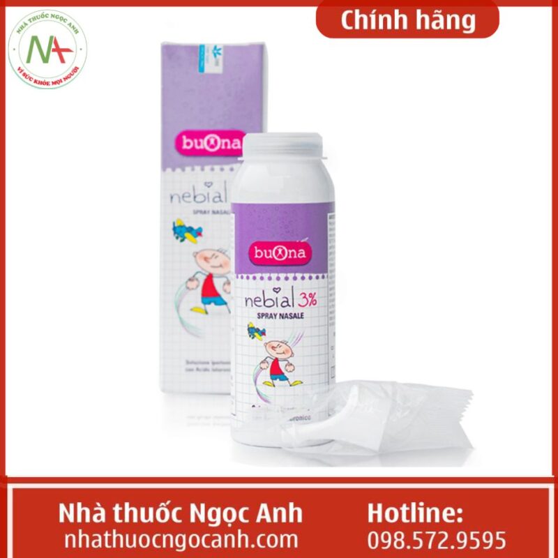 Nebial 3% Nasal Spray là thuốc gì, có tốt không, mua ở đâu, giá bao nhiêu
