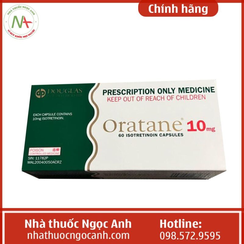 Thuốc Oratane 10mg có tác dụng gì, giá bao nhiêu, mua ở đâu?