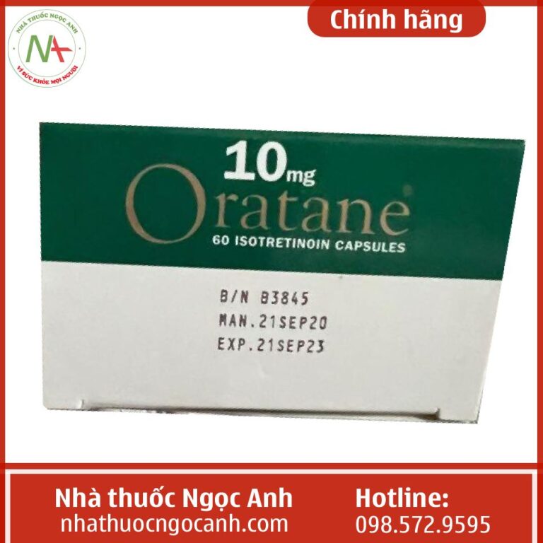 Thuốc Oratane 10mg có tác dụng gì, giá bao nhiêu, mua ở đâu?