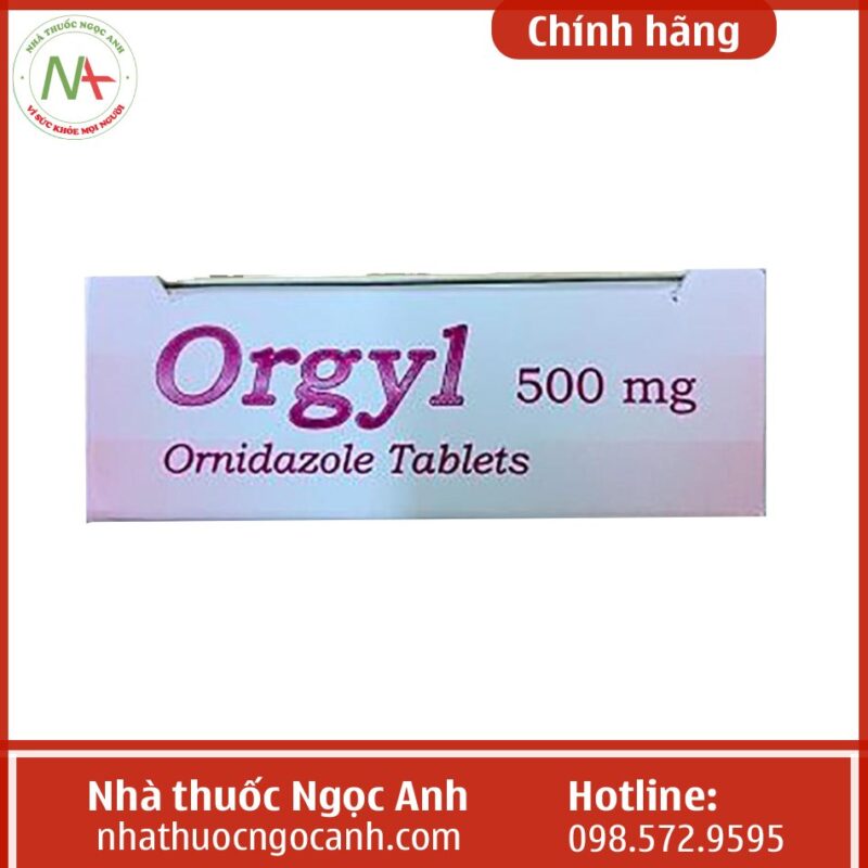 Thuốc Orgyl 500mg là thuốc gì, tác dụng gì, mua ở đâu, giá bao nhiêu?