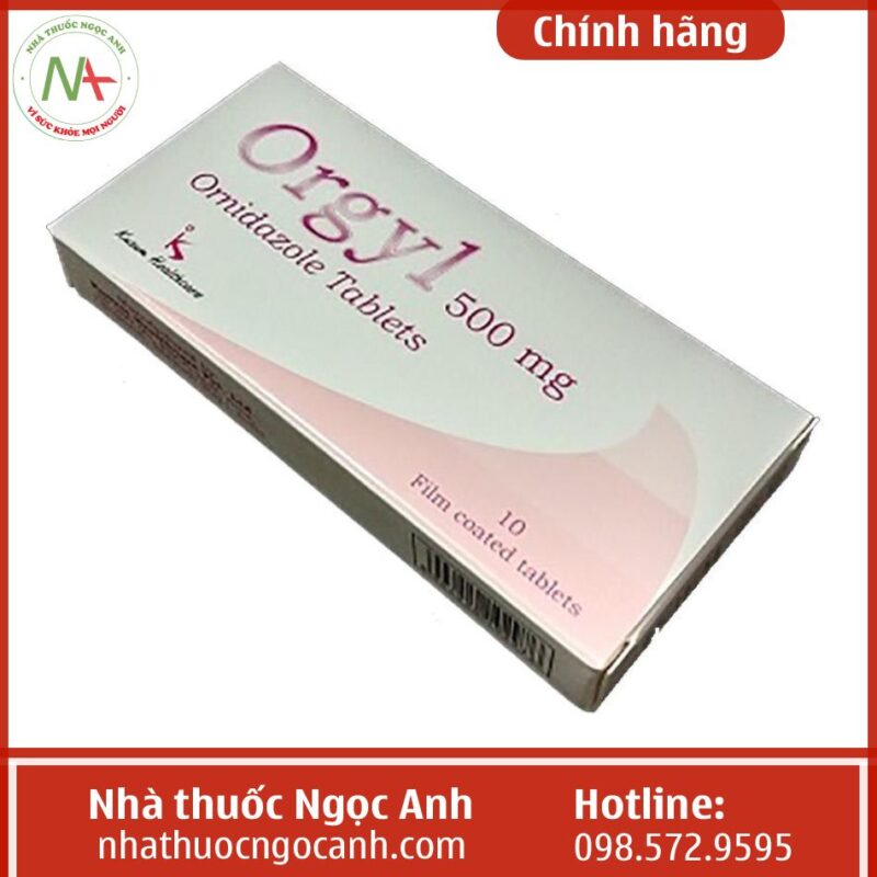 Thuốc Orgyl 500mg là thuốc gì, tác dụng gì, mua ở đâu, giá bao nhiêu?