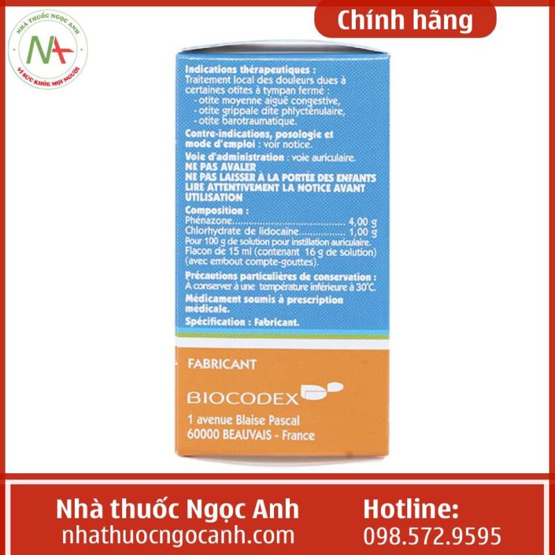 Thuốc nhỏ tai Otipax 15ml là thuốc gì, giá bao nhiêu, mua ở đâu?